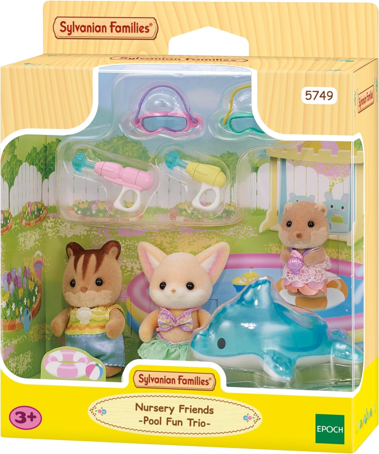 Amici Dell'Asilo Bebè In Piscina - Sylvanian Families - La Giraffa Sondrio